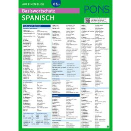 PONS Basiswortschatz Spanisch auf einen Blick, Gebunden