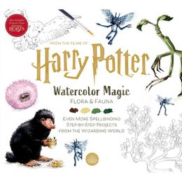 Harry Potter: Watercolor Magic: Flora & Fauna - Tugce Audoire, Kartoniert (TB)