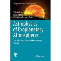 Springer Astrophysics of Exoplanetary Atmospheres, Kartoniert (TB)