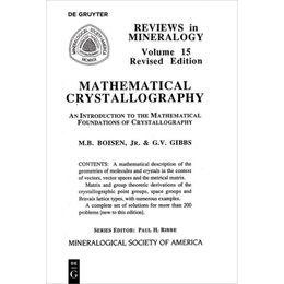 De Gruyter Mathematical Crystallography, Kartoniert (TB)