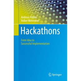 Springer Hackathons - Andreas Kohne, Volker Wehmeier, Kartoniert (TB)