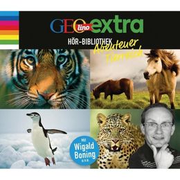 cbj GEOlino extra Hör-Bibliothek - Abenteuer Tierreich,4 Audio-CDs - Martin Nusch (Hörbuch)