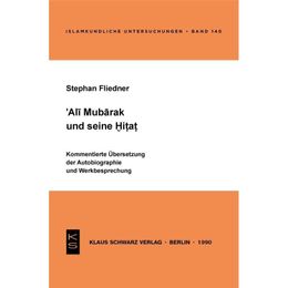 De Gruyter Ali Mubarak und seine Hitat - Stephan Fliedner, Kartoniert (TB)