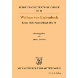 De Gruyter Parzival Buch I bis VI, Kartoniert (TB)
