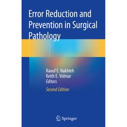 Springer Error Reduction and Prevention in Surgical Pathology, Kartoniert (TB)