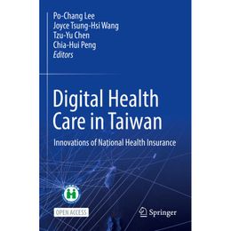 Springer Digital Health Care in Taiwan, Kartoniert (TB)