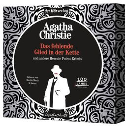 Das fehlende Glied in der Kette und andere Krimis,5 Audio-CD, 5 MP3 - Agatha Christie (Hörbuch)