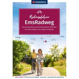 KOMPASS Radreiseführer Emsradweg, Kartoniert (TB)