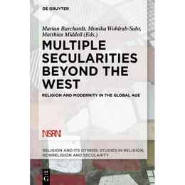 De Gruyter Multiple Secularities Beyond the West, Kartoniert (TB)