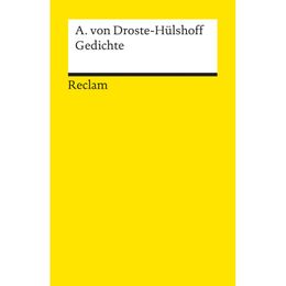Gedichte - Annette von Droste-Hülshoff, Taschenbuch