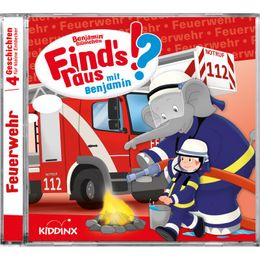 Finds raus mit Benjamin - Feuerwehr,1 Audio-CD - Benjamin Blümchen (Hörbuch)