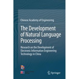 Springer Nature The Development of Natural Language Processing - China Info & Comm Tech Grp Corp, Kartoniert (TB)