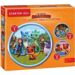 Dragons - Die jungen Drachenretter: Starter-Box.Box.1,3 Audio-CD - Dragons-Die Jungen Drachenretter (Hörbuch)