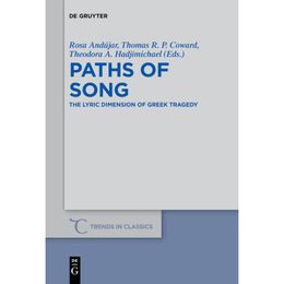 De Gruyter Paths of Song, Kartoniert (TB)