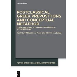 De Gruyter Postclassical Greek Prepositions and Conceptual Metaphor