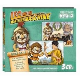 Leo & die Abenteuermaschine 3er CD-Box.Box.4,3 Audio-CD - Leo und die Abenteuermaschine (Hörbuch)