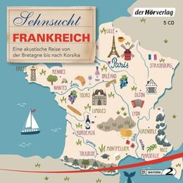 Sehnsucht Frankreich,5 Audio-CDs - Thomas Grasberger, Manfred Schuchmann, Till Ottlitz, Francine Singer (Hörbuch)