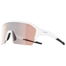 Alpina - Ram HR Q-Lite V Mirror Cat. 1-3 - Fahrradbrille weiß