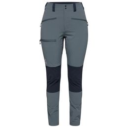 Haglöfs Haglöfs - Women's Mid Slim Pant - Trekkinghose Gr 42 - Regular grau