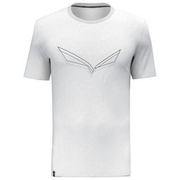 Salewa - Pure Eagle Frame Dry T-Shirt - Funktionsshirt Gr 50 weiß