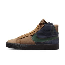 Nike SB Zoom Blazer Mid Premium Skateboardschuh - Braun