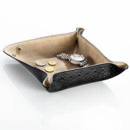 Cerruti 1881 Travel Tray, Taschenentleerer aus Leder