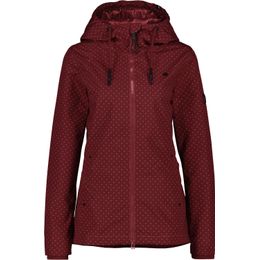 alife and kickin® Übergangsjacke "LilouAK B", Kapuze, Kinnschutz, für Damen, rot, XL