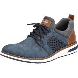 Rieker Halbschuhe, Schnürung, Zuglasche, für Herren, blau, 40