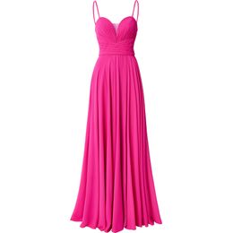 MASCARA© LONDON Abendkleid, lang, Herz-Ausschnitt, für Damen, pink, 38