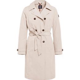 District Trenchcoat, wasserabweisend, Bindegürtel, für Damen, beige, 42