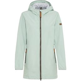 Camel Active Übergangsjacke, Kapuze, Zwei-Wege-Reißverschluss, für Damen, grün, 36