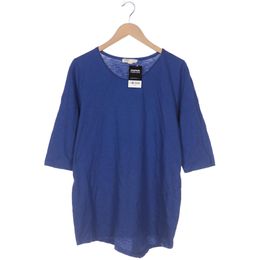 Pure by Ulla Popken Damen T-Shirt, blau, Gr. 46