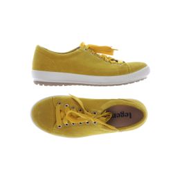 Legero Damen Sneakers, gelb, Gr. 4