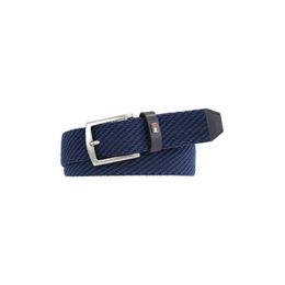 Tommy Hilfiger Flechtgürtel DENTON 3.5 ELASTIC, blau