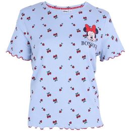 Sarcia.eu Schlafanzug Himmelblaue Bluse Minnie Maus DISNEY L