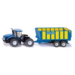 Siku Modelltraktor Traktor mit Silagewagen