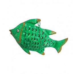 PassionMade Tierfigur Fisch Figur Dekofigur Laterne Hängelaterne hängend Gartendeko 609 (1 St.