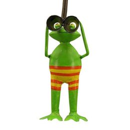 PassionMade Tierfigur Frosch Dekofigur Metall zaunhocker Tierfigur 1209 (1 Stück