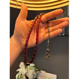 TesbihBid Kettenanhänger Gebetskette Tesbih Misbaha islam Amber Prayerbeads Bakalite faturan (33-tlg)