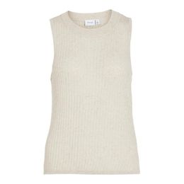 Vila Jerseykleid VIDENICE O-NECK S/L RIB KNIT TOP/SU