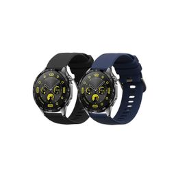 kwmobile Uhrenarmband 2x Sportarmband für Huawei Watch GT4 46mm