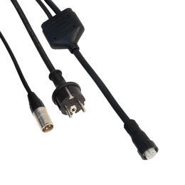 Contest VC-ADAPT - Adapterkabel 1 x Schukostecker + XLR IN auf 1 x Hybrid OUT IP 67