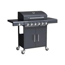 Tepro Gasgrill Cincinnati, mit Seitenbrenner schwarz (matt), 14 kW Grillrost Material: Stahl, verchromt Leistung: 14 kW Grillfläche: 2.535 cm² Heizart: Gas