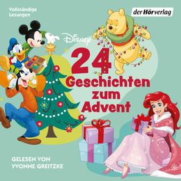 24 Geschichten zum Advent (Disney),2 Audio-CD - Walt Disney (Hörbuch)