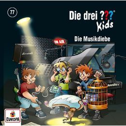 Die drei ??? Kids - Die Musikdiebe.Tl.77,1 Audio-CD - (Hörbuch)