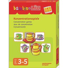 bambinoLÜK-Set. Concentration games. Jeux de concentration.Tl.1 - Michael Junga, Kartoniert (TB)