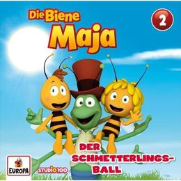 Die Biene Maja (CGI) - Der Schmetterlingsball.Tl.2,1 Audio-CD - Die Biene Maja (Hörbuch)