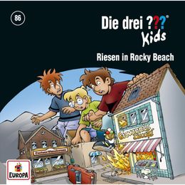 Die drei ???-Kids - Riesen in Rocky Beach,1 Audio-CD - (Hörbuch)