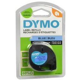 Dymo Label Refills S0721650 schwarz auf blau 12mm x 4m