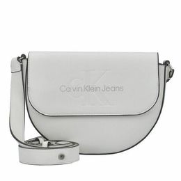 Calvin Klein Jeans Sculpted Umhängetasche 24 cm white-silver logo